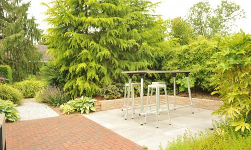 Voorbeeldtuinen met Sierbestrating van Excluton